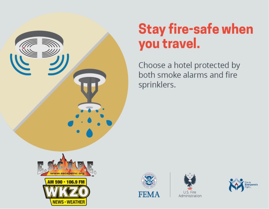 Hotel and Motel Fire Safety Tips | E.S.C.A.P.E. Fire Safety